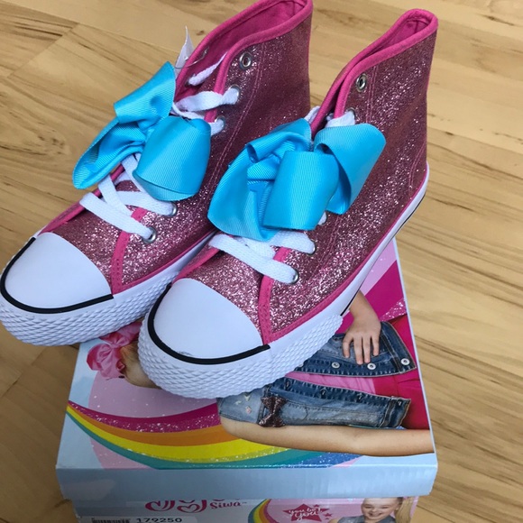 JoJo Siwa | Shoes | Jojo Siwa Nwt Pink Sparkle High Top | Poshmark